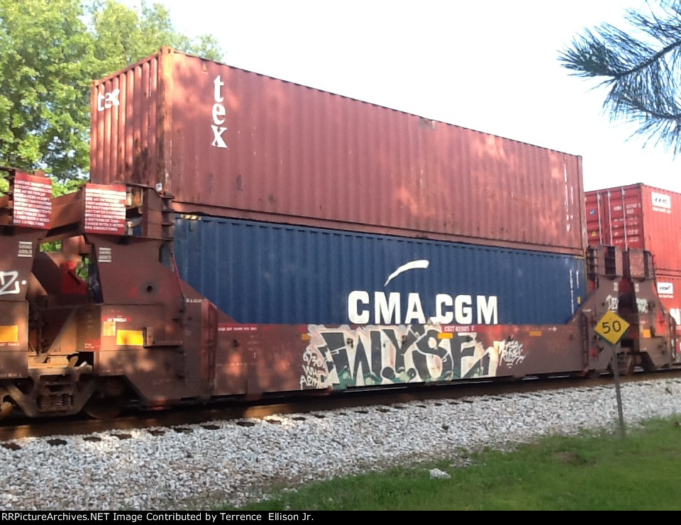 CSX Stack Car 620185 C